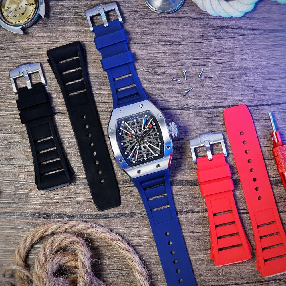 How To Change and Replace Your Fluorine Rubber Watch Straps? – Wishdoit ...