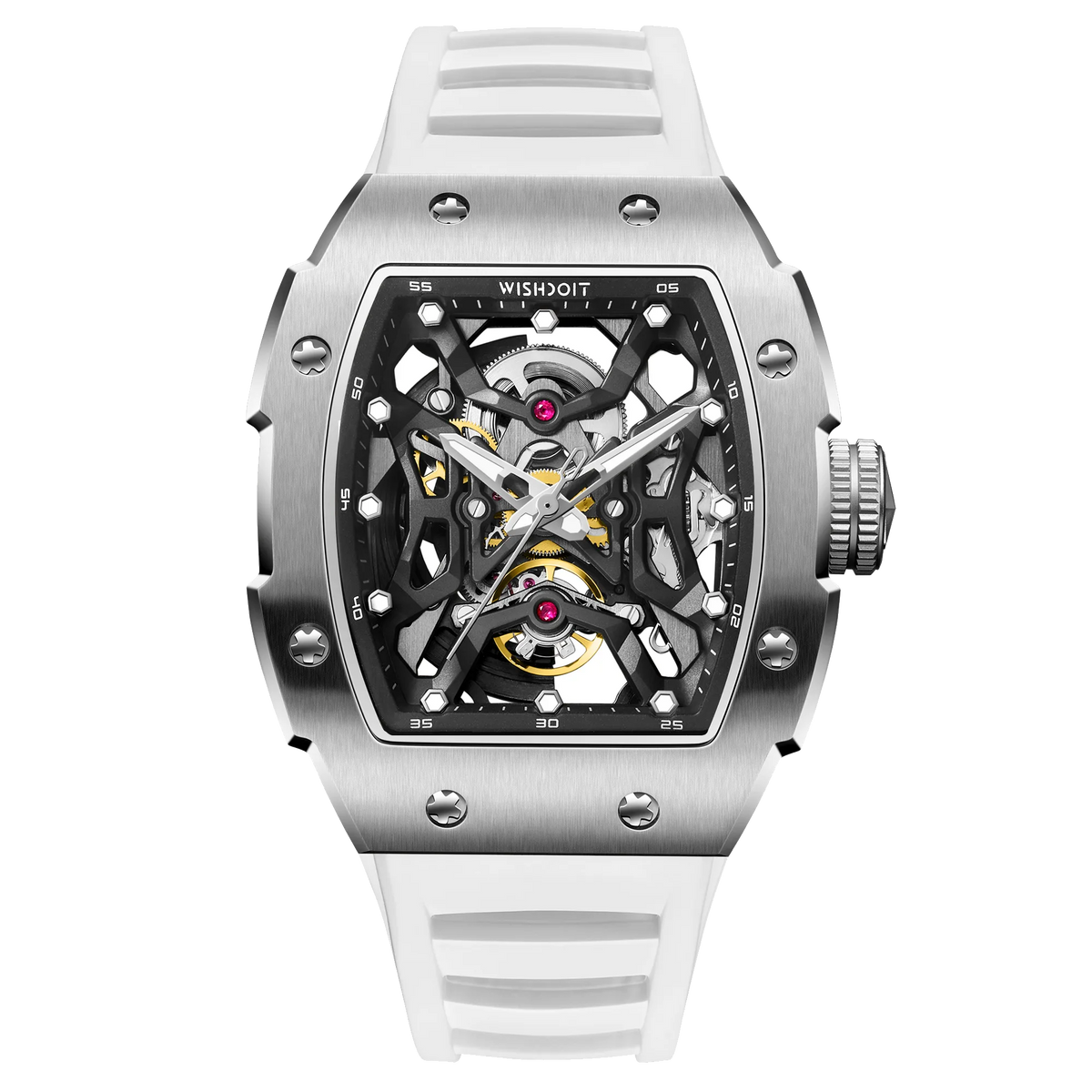 WISHDOIT Aerial Prism Automatic Mechanical Skeleton Watch – WISHDOIT ...