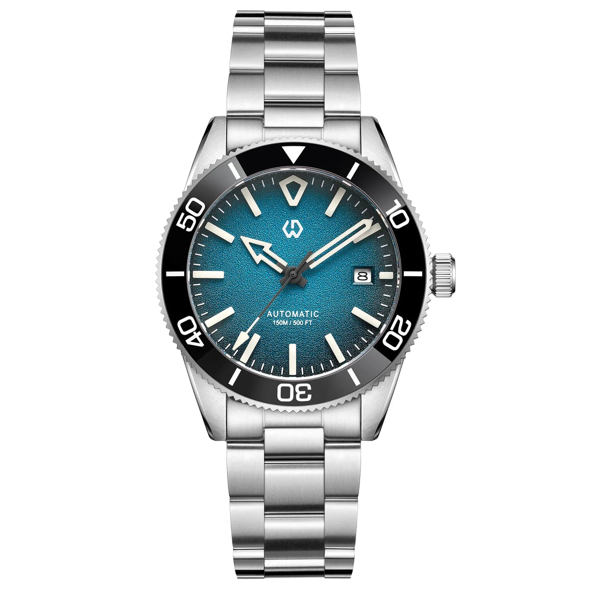 WISHDOIT Aqua Storm Automatic Diver Watch with 3D Luminous Ceramic ...